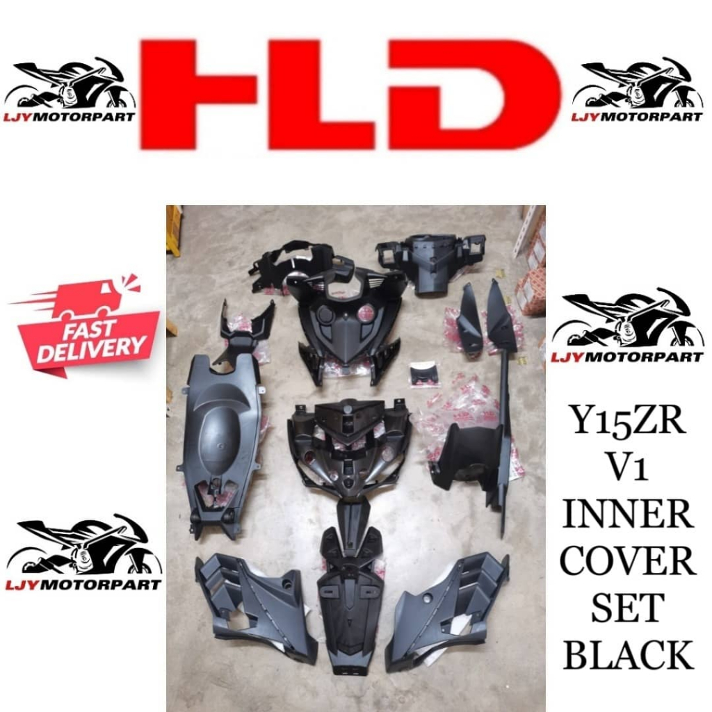 YAMAHA Y15 Y15ZR V1 INNER COVER SET INNER KAVER SET HLD (13 PCS) | Shopee Malaysia