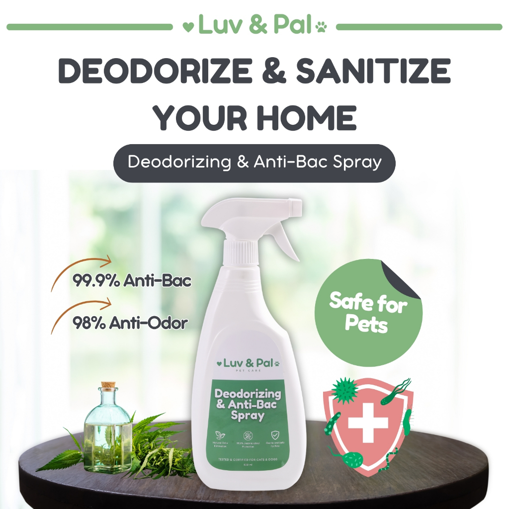 Luv & Pal Deodorizing & Anti-Bac Spray (500ml) | Shopee Malaysia