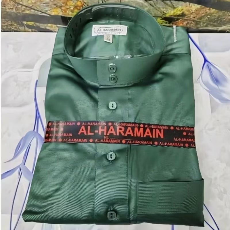 Jubah Al Haramain Kain Licin Eksklusif Asli Vietnam - Ukuran Dudak ...