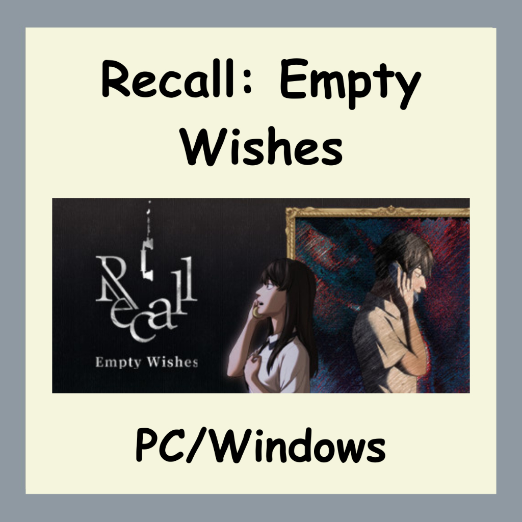 [PC Game] Recall: Empty Wishes PC Digital Download Offline | Shopee Malaysia