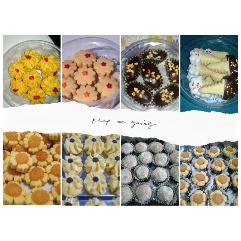 (Medium) Biskut raya pelbagai aneka home made by Nurleesah | Shopee ...