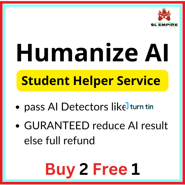 [🔥slempire] Humanize AI Student Helper Service | NOT SELLING ACCOUNT ...