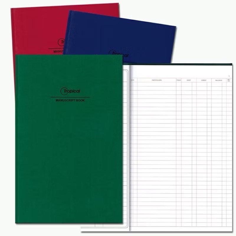 Tropical F4 BUKU NOTA KULIT TEBAL 3 GARIS Hard Cover 3 Columns Foolscap ...