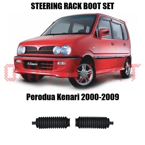 Steering Rack Boot Set (Rubber) for Perodua Kenari 1000cc 2000-2009 ...