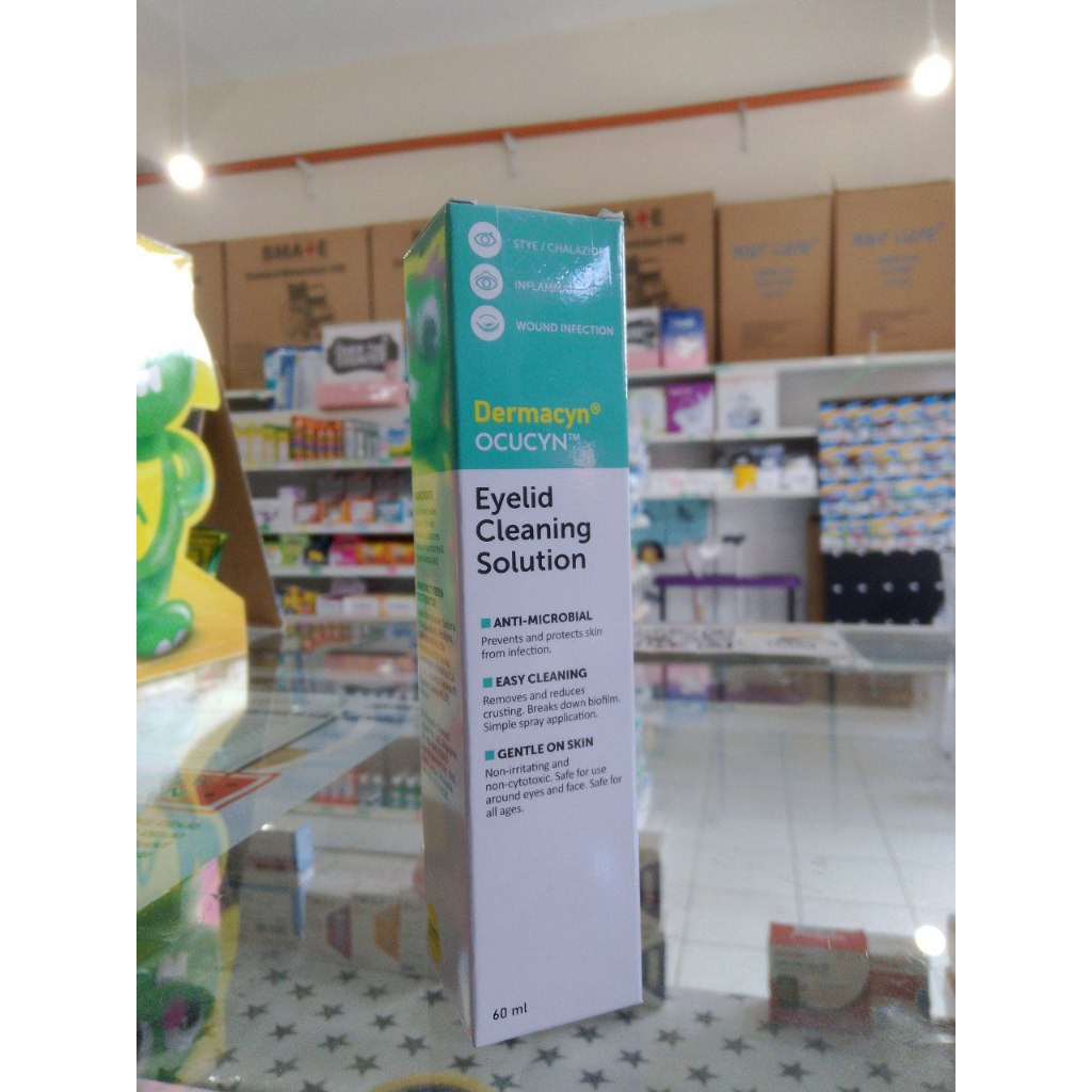 DERMACYN OCUCYN EYELID CLEANING SOLUTION 60ML | Shopee Malaysia
