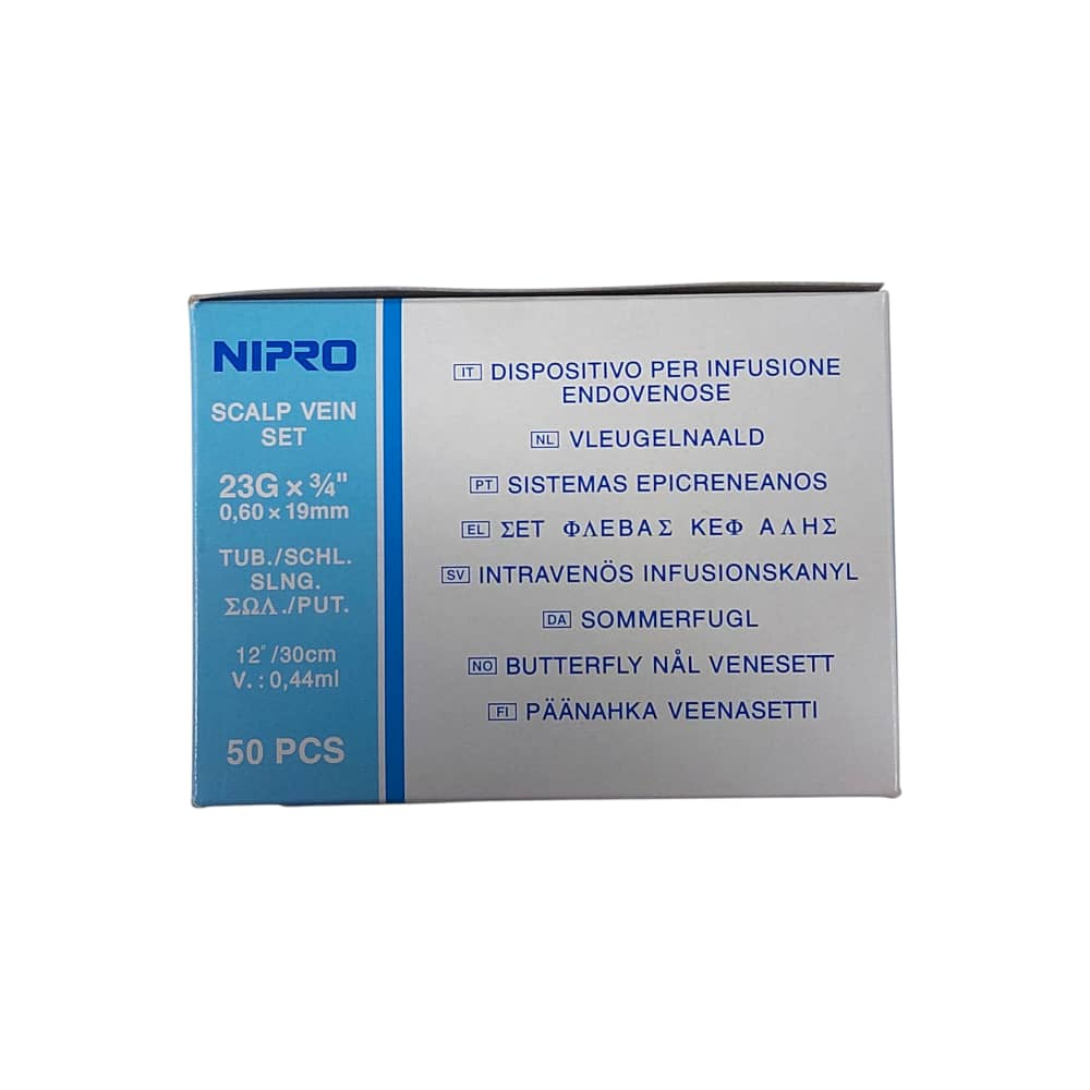 NIPRO PSV SCALP VEIN SET 23G X 3/4 INCH(19mm) 50PCs/box | Shopee Malaysia