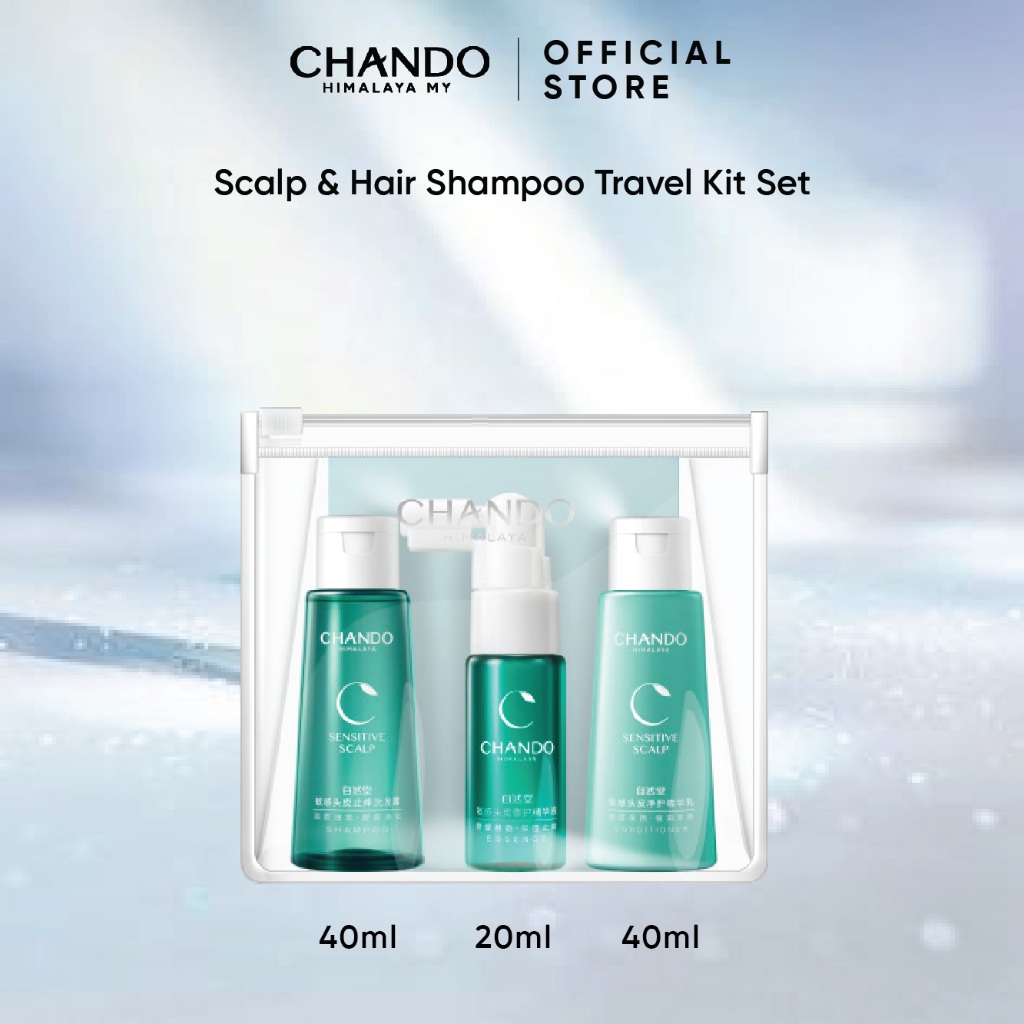 CHANDO Himalaya Scalp & Hair Shampoo Travel Kit Set (40ml + 40ml + 20ml ...
