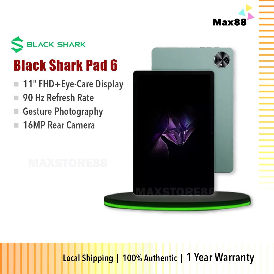 Black Shark Pad 6 4G LTE - 11" FHD+ Eyecare Display | 90Hz Refresh rate ...