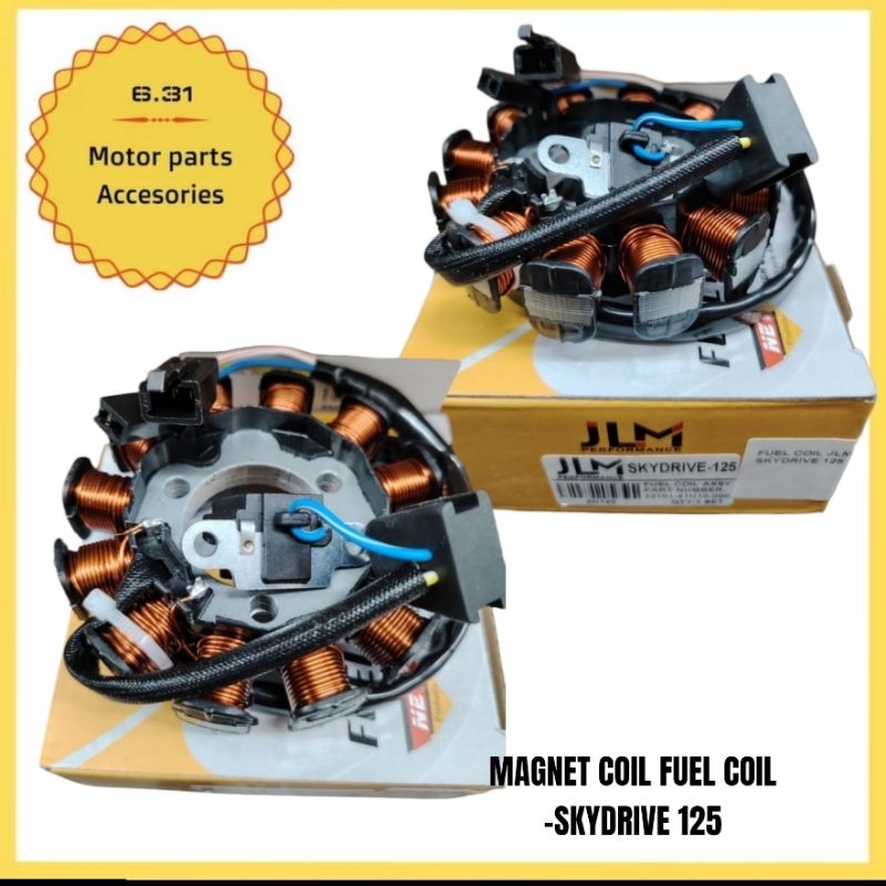 JLM BRAND FIELD COIL MAGNET ASSY FIELD COIL SUZUKI SCOOTER SKYDRIVE 125 ...