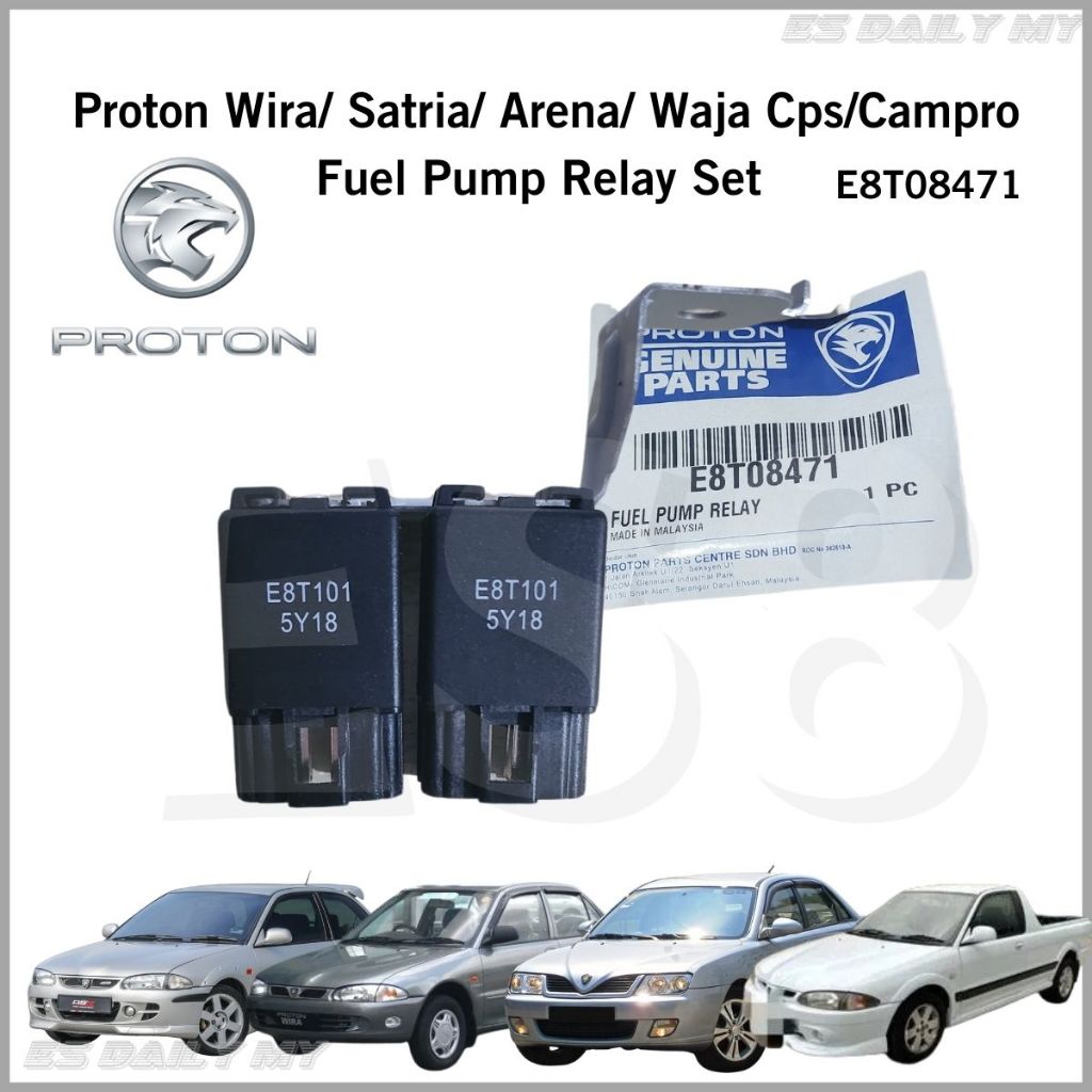 Proton Wira/ Satria/ Arena/ Waja Cps/Campro Fuel Pump Relay Set ...