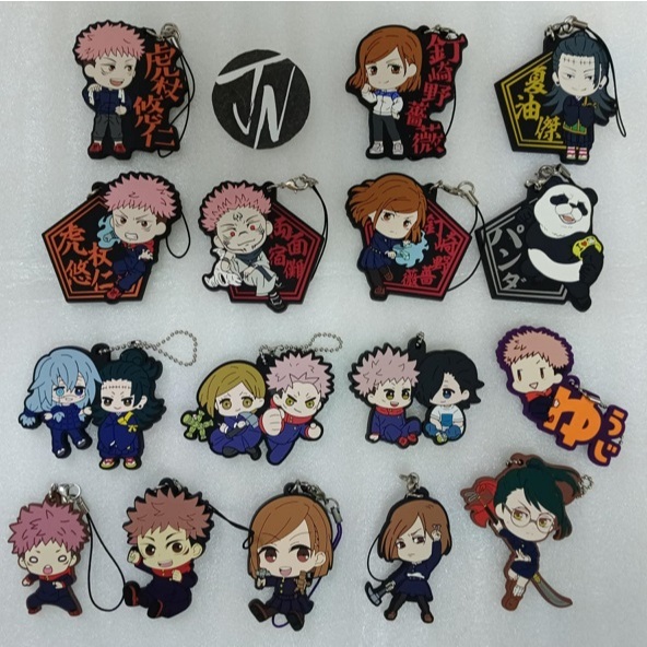 Official JJK Jujutsu Kaisen Yuji Nobara Geto Maki Panda Merch Rubber ...