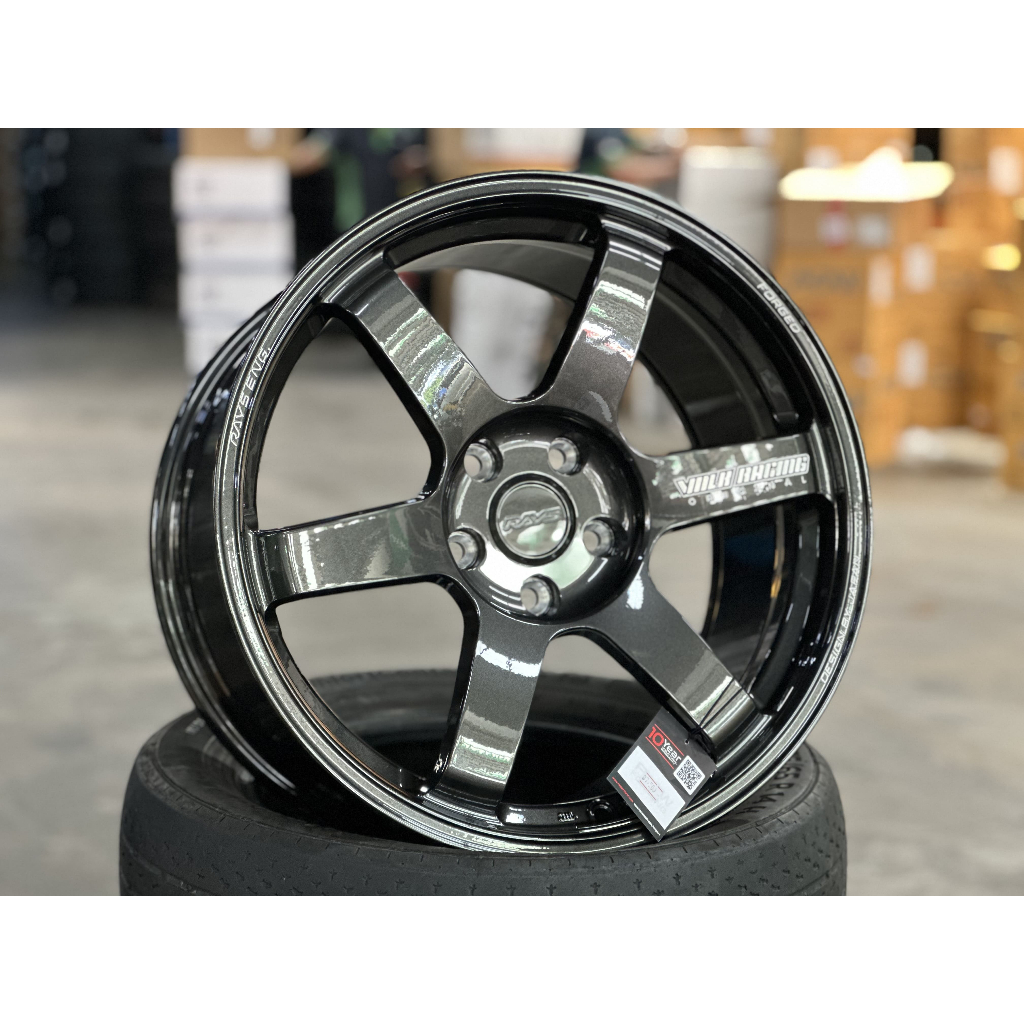 NEW 18X8.5J 18X9.5J NK Performance TE37 Rim (set of 4) Dark Gunmetal 5X114.3 for RX7 RX8 IS300 ...