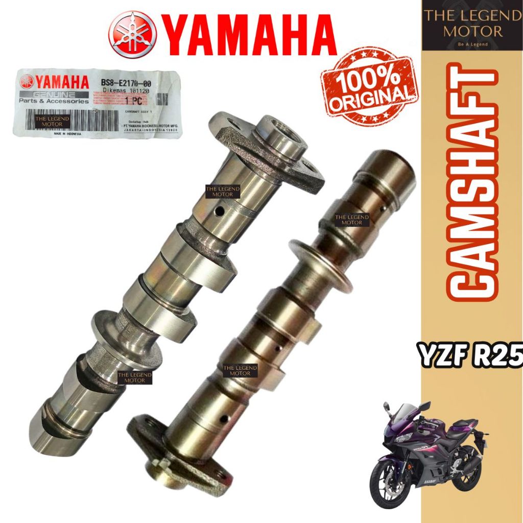 YZF R25 Camshaft Intake Exhaust Kam Kem Sam Cem Sab Cam Shaft Kamshaft ...