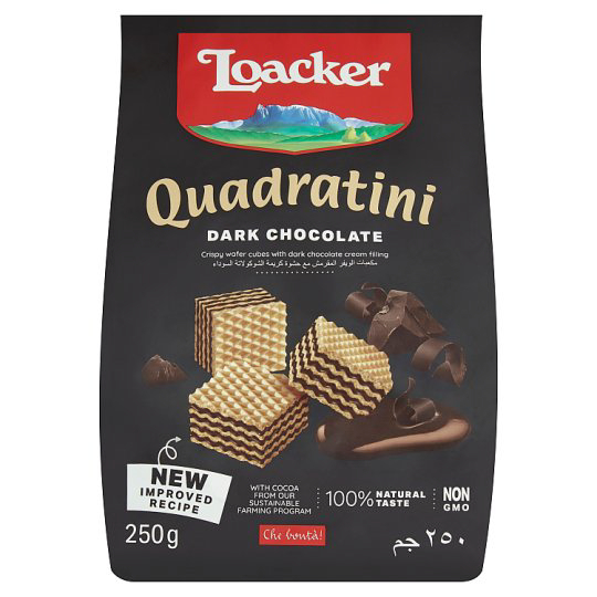 LOACKER QUADRATINI DARK CHOCOLATE 250G | Shopee Malaysia