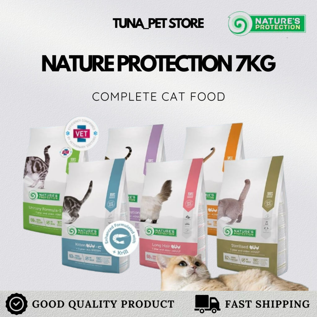 Nature's Protection Cat Food 7KG | Kitten, Indoor, Sensitive Digestion ...