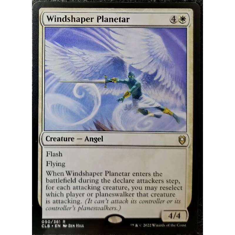 Magic The Gathering : Windshaper Planetar Rare Battle for Baldur's Gate card. | Shopee Malaysia
