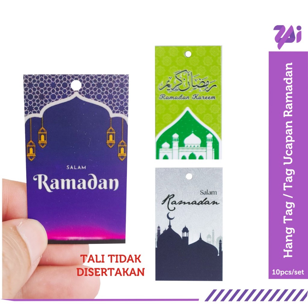Hang Tag Ramadan for Gift / Tag Ucapan Puasa 10pcs | Shopee Malaysia