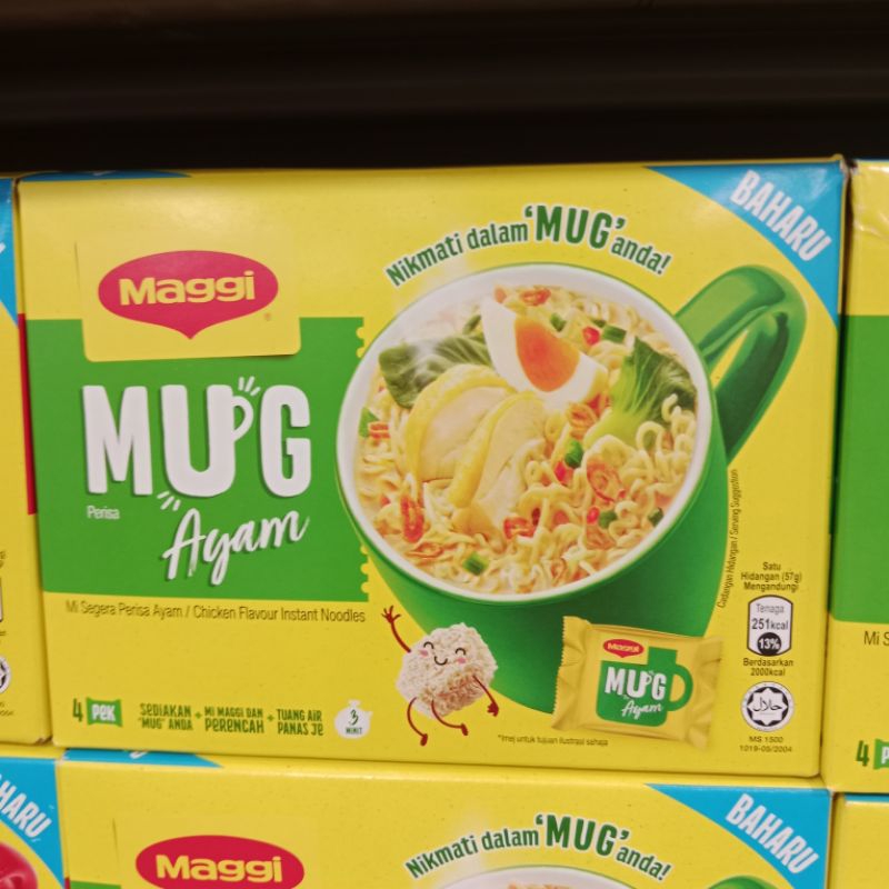 Maggi Mug Ayam Kari 4pek Halal | Shopee Malaysia