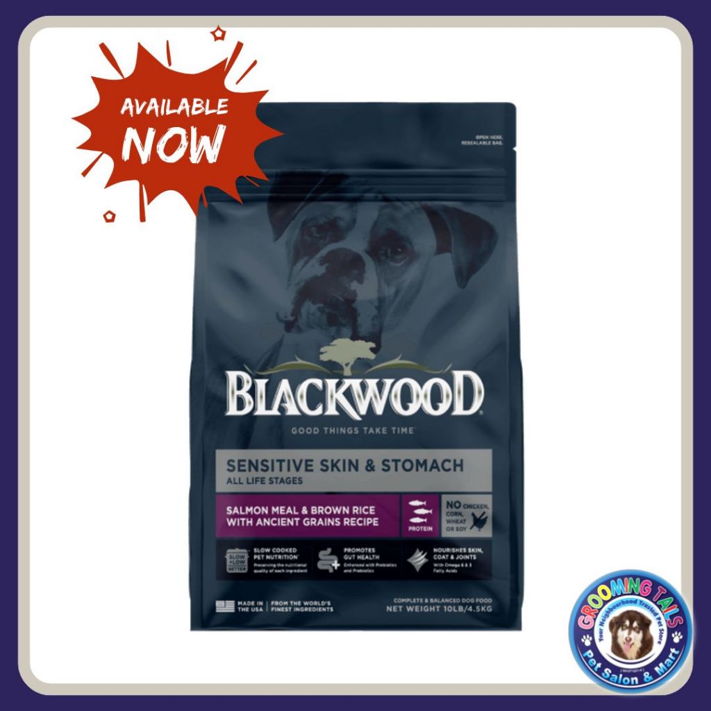 BLACKWOOD Salmon Meal & Brown Rice with Ancient Grains (2kg/4.5kg /10 ...