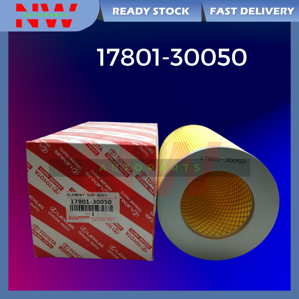 TOYOTA HIACE KDH200 2005-2015 AIR FILTER ( 17801-30050 ) | Shopee Malaysia