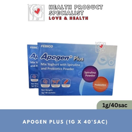 Exp : Jun 25 Apogen Plus 1g x 40 Sachets | Shopee Malaysia