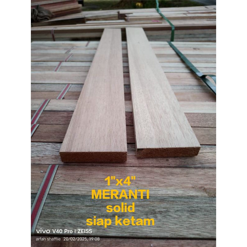 1"x4"MERANTI SIAP KETAM.WOOD.PAPAN.. | Shopee Malaysia