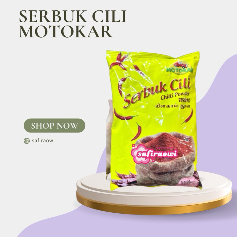 MOTOKAR SERBUK CILI / CHILLI POWDER 500 G KUNYIT MOTOKAR | Shopee Malaysia