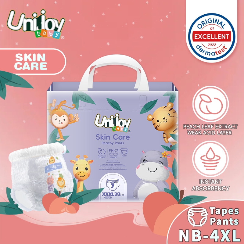 UNIJOY Baby Diapers Pants Multi-Piece High Absorption Skin-Friendly Dry ...