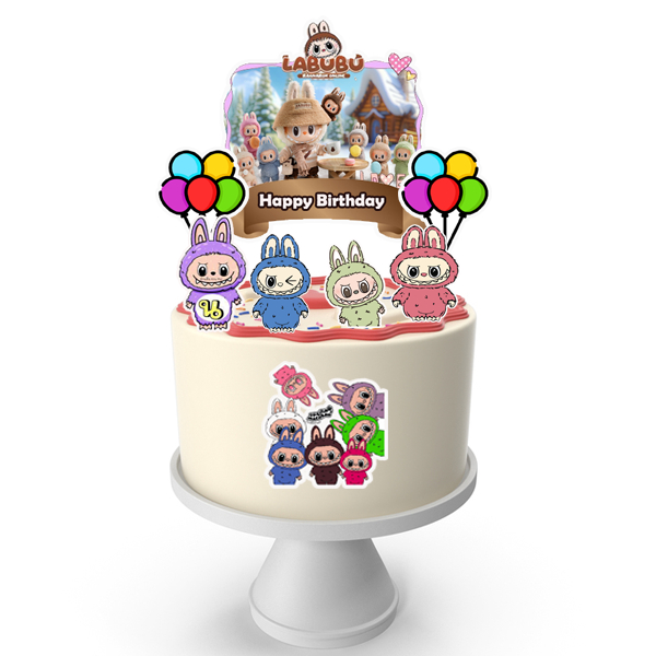 LABUBU CARTOON 01 CAKE TOPPER | Shopee Malaysia