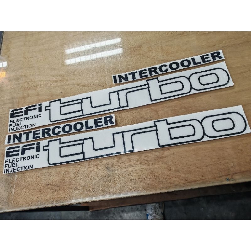turbo intercooler efi stickers K-car kancil kelisa kenali | Shopee Malaysia
