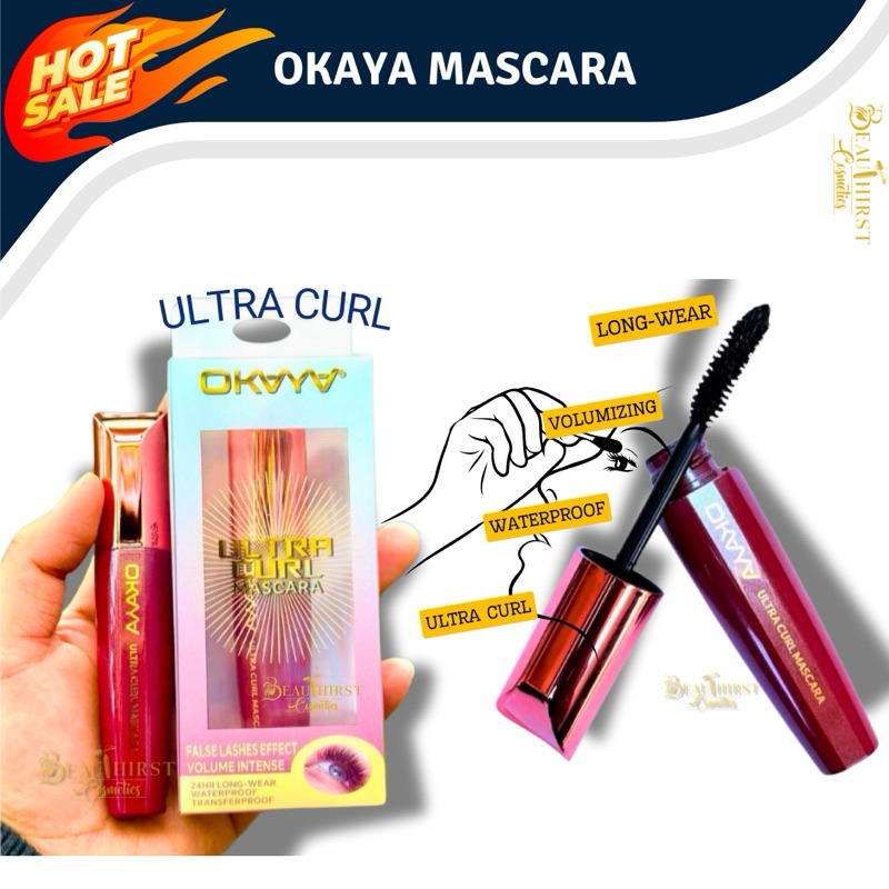 Mascara Okaya Ultra Curl New Edition Original untuk Lengthening dan ...
