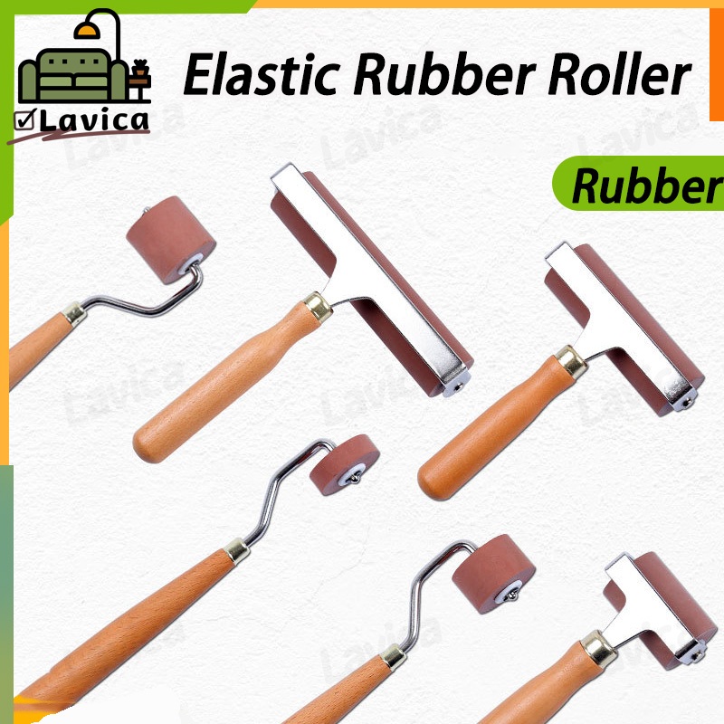 【MY】5/10/15CM Art Roller Lino Printing Soft Sturdy Durable Elastic ...