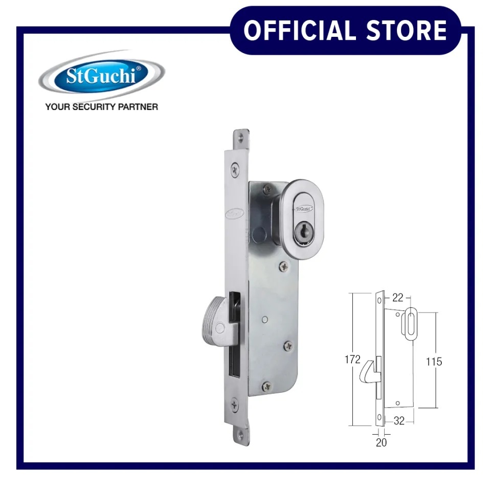 St Guchi Single Stainless Steel Hook Lock (SGWSW-41055) | Shopee Malaysia