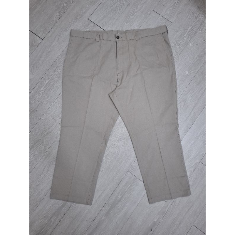 plus size men's slack pants pleated front (classic fit) wrinkle. size ...