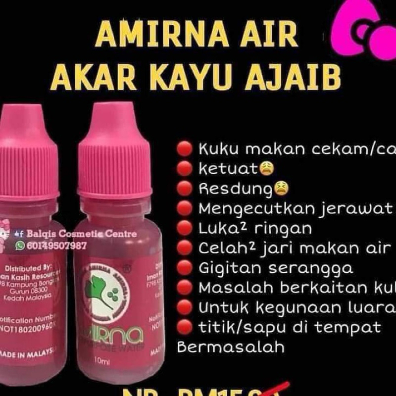 AMIRNA AIR AKAR KAYU | Shopee Malaysia