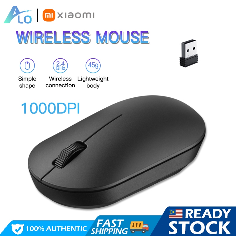 Xiaomi Mi Wireless Mouse Lite 2 2.4GHz 1000DPI Optical Portable USB ...