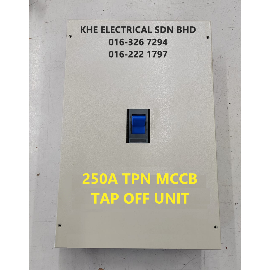 250 Amp TPN Mccb Tap Off Unit c/w Board | Shopee Malaysia