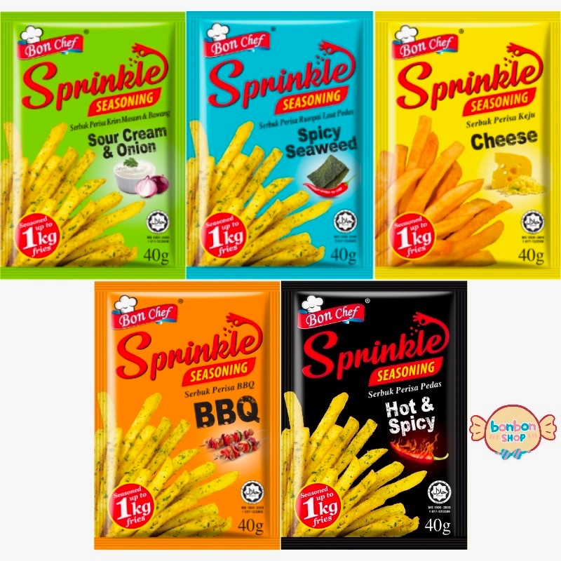 Bon Chef Sprinkle Seasoning / Marinade / Serbuk Perisa - Cheese / Spicy ...