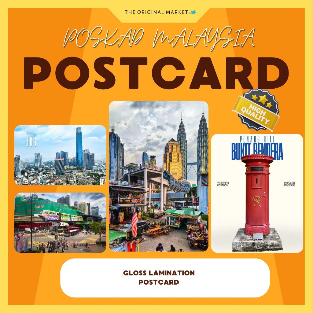 Malaysia Postcard - High Quality Postcard | 310gsm Art Card | Postcard ...