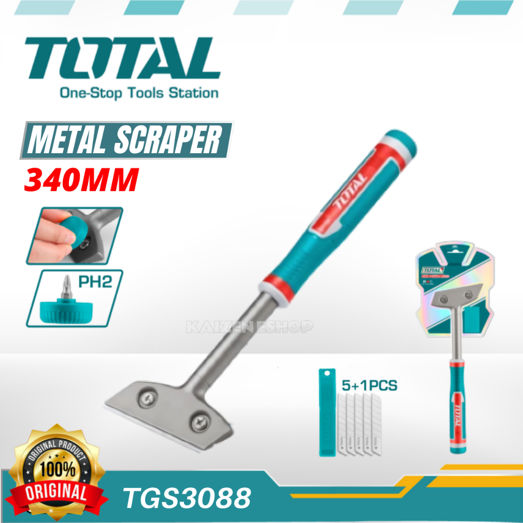 TOTAL TGS3088 Metal Scraper 340MM | Shopee Malaysia