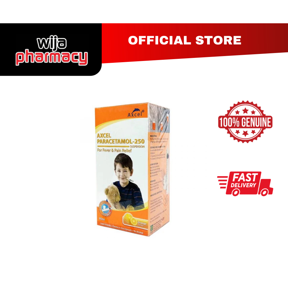 Axcel Paracetamol 250 Suspension 90ml | Shopee Malaysia