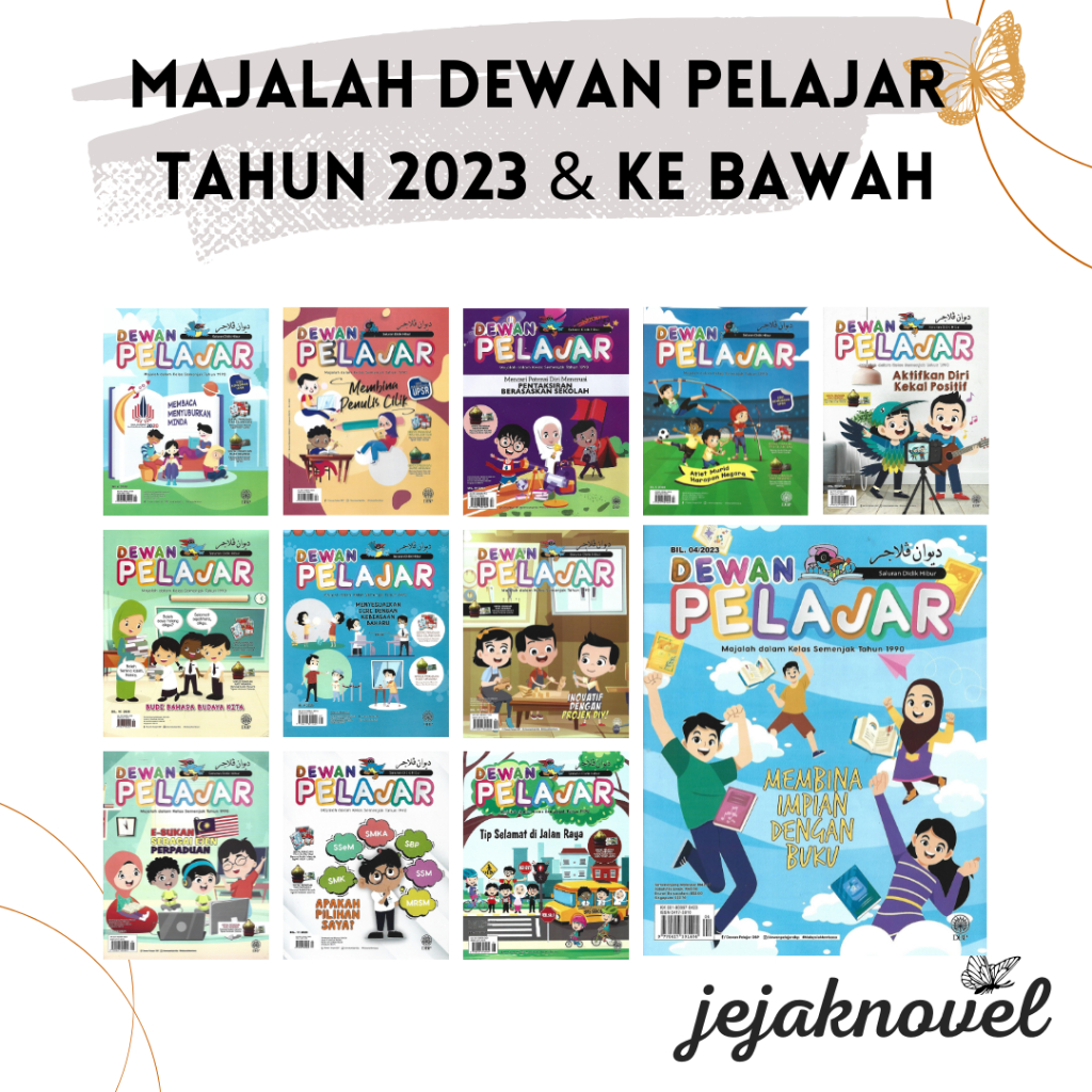 Dewan Pelajar Tahun 2023 Dan Ke Bawah | Majalah | DBP | Shopee Malaysia