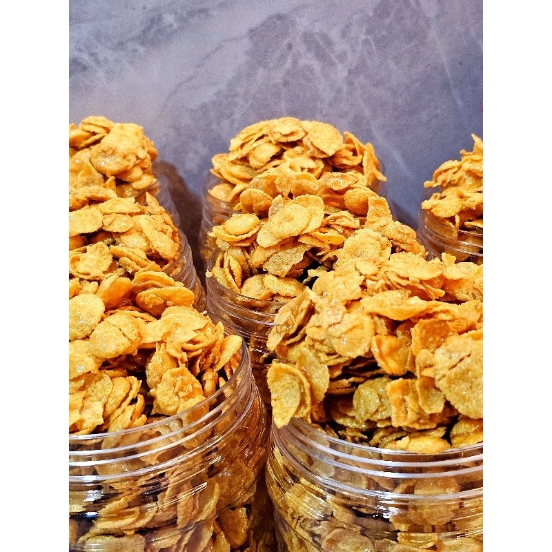 CORNFLAKES MADU | CORNFLAKES HONEY CARAMEL | CORNFLAKES CARAMEL | KUIH ...