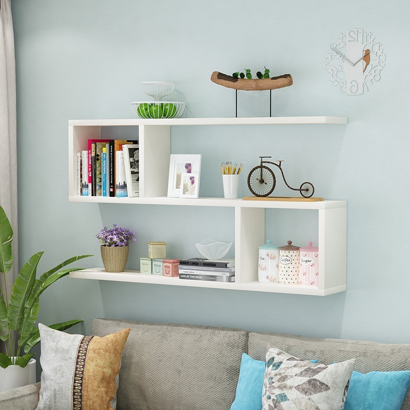Rak Dinding Gaya Minimalis Floating Shelf Untuk Ruang Tamu Dekorasi ...