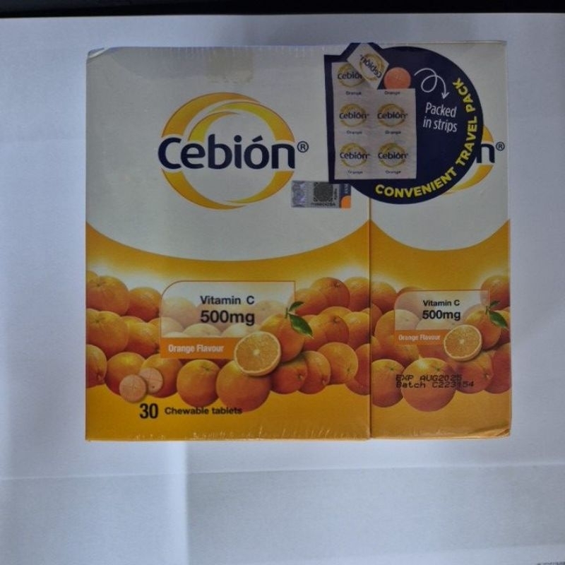 Cebion 500mg Chewable Tablet 3x30s (Expiry Date:11/2025) | Shopee Malaysia