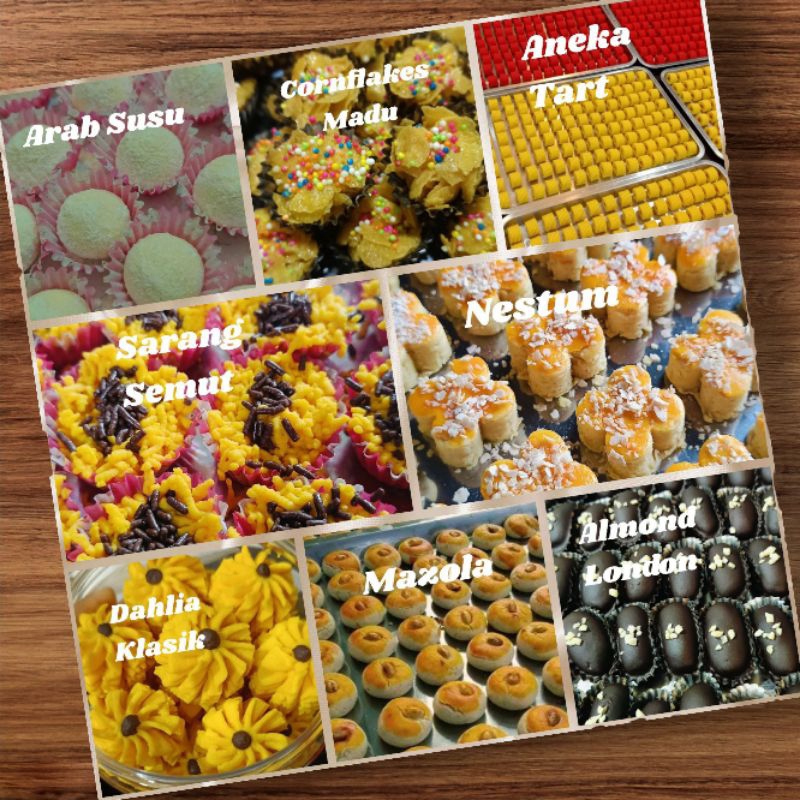 Cookies Biskut Kuih Raya Soft Cookies Pure Butter Biscuit Homemade ...