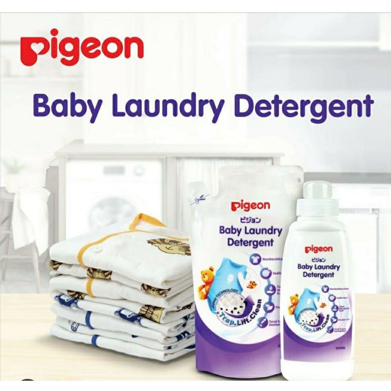Pigeon Baby Laundry Detergent 500ml/ Refill/ Detergent Powder | Shopee ...