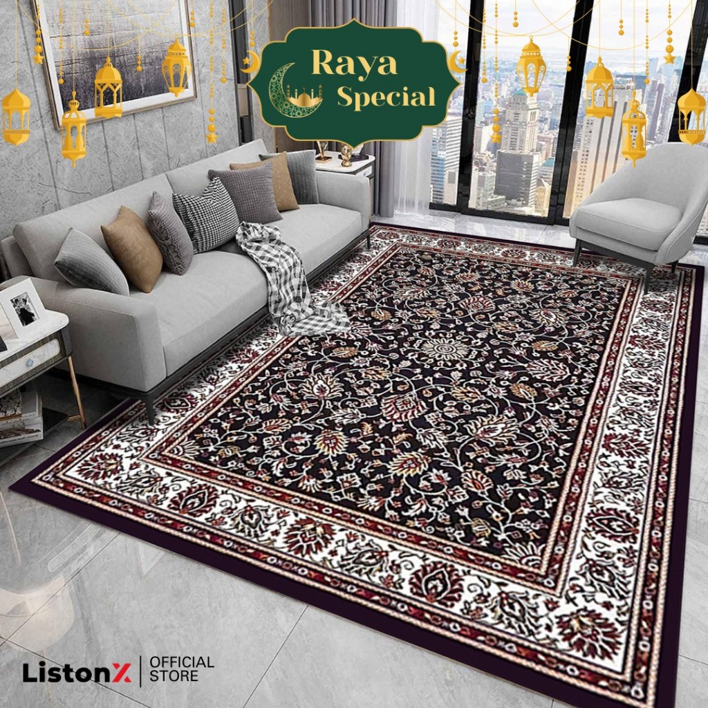 (🔥RAYA SPECIAL🔥) KEDAI HANIA Karpet Janji Gulung Crystal Velvet Carpet ...