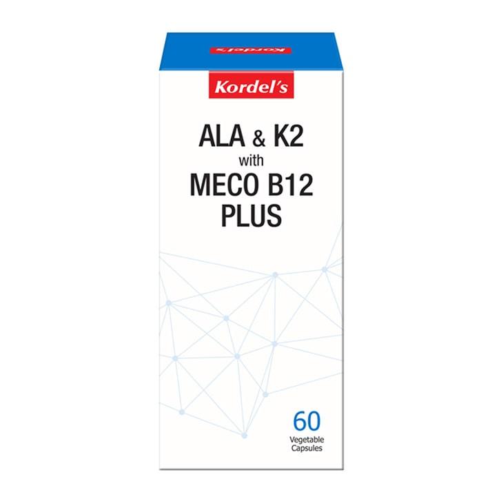 Kordel's ALA K2 with MECO B12 Plus Vegetable Capsule 60 Caps Exp 11/ ...