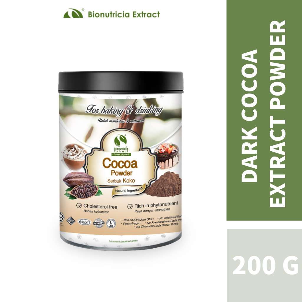Dark Cocoa Extract Powder (200g) | Shopee Malaysia